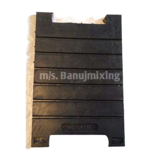 Grooved Rubber Sole Plates Pad For Railway - BANUJ MIXING Grooved Rubber Sole Plates Pad For Railway - BANUJ MIXING
